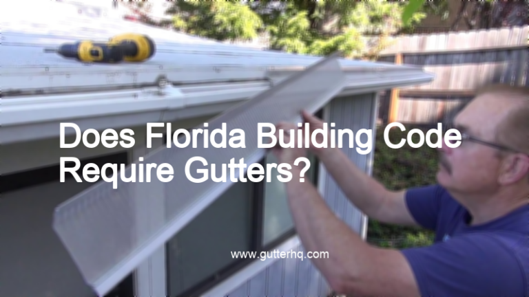 Does Florida Building Code Require Gutters? - Gutter HQ